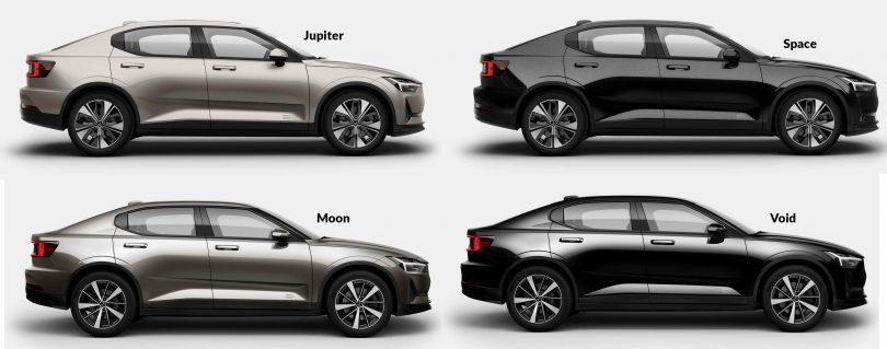 Ny Polestar 2 får nye farver, fælge og interiør