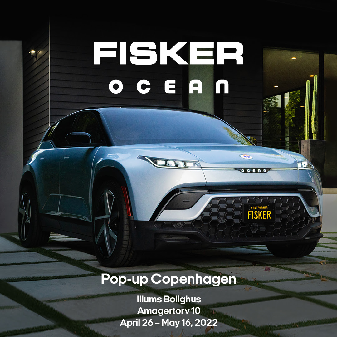 Fisker Ocean kommer til Danmark - her udstilles den